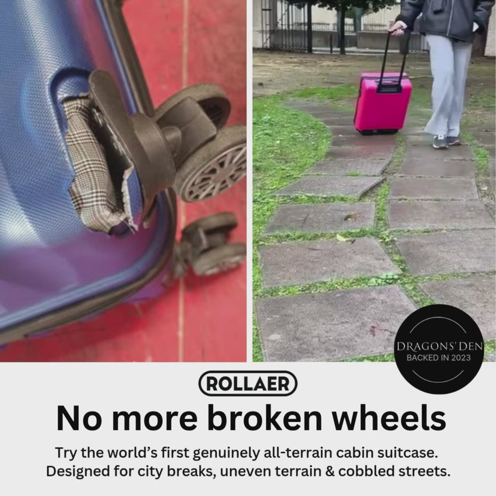 Rollaer - World's First Roller Cabin Suitcase - As Seen On Dragons Den